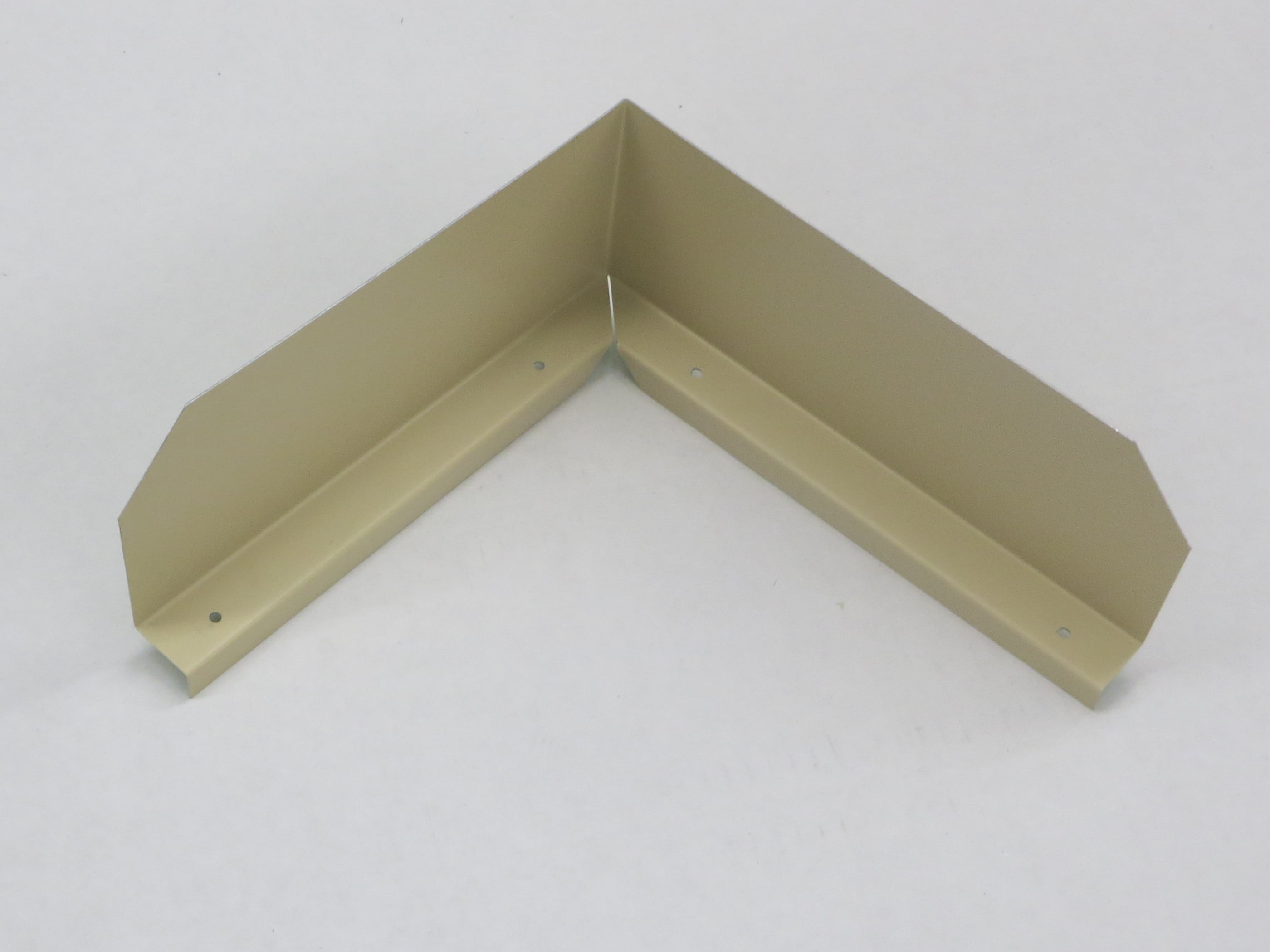 Bent (Inside Corner) Gutter Valley Splash Guards - 12 ct ANTIQUE IVORY ...