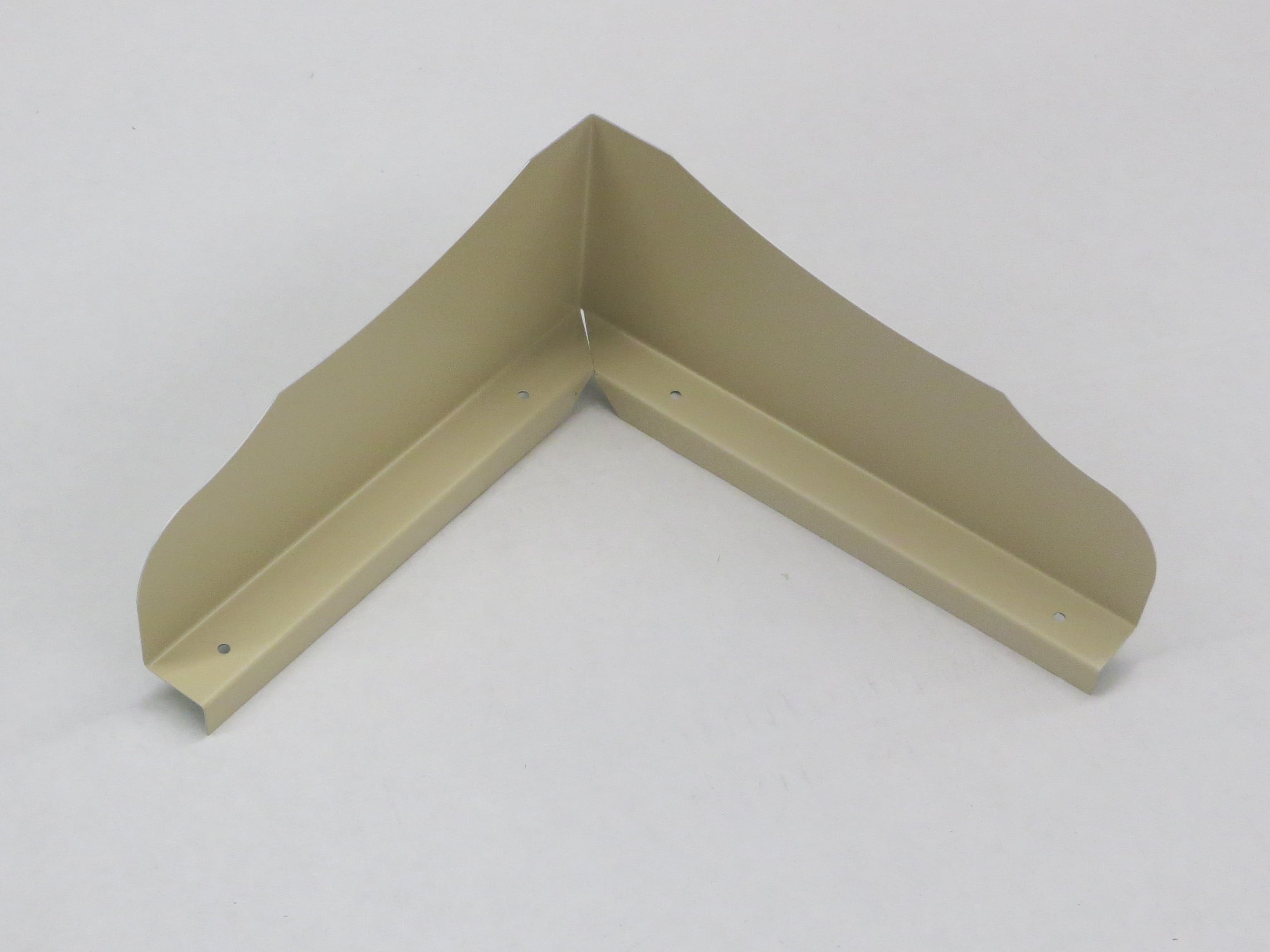 Bent (Inside Corner) Gutter Valley Splash Guards - 3 ct Antique Ivory ...