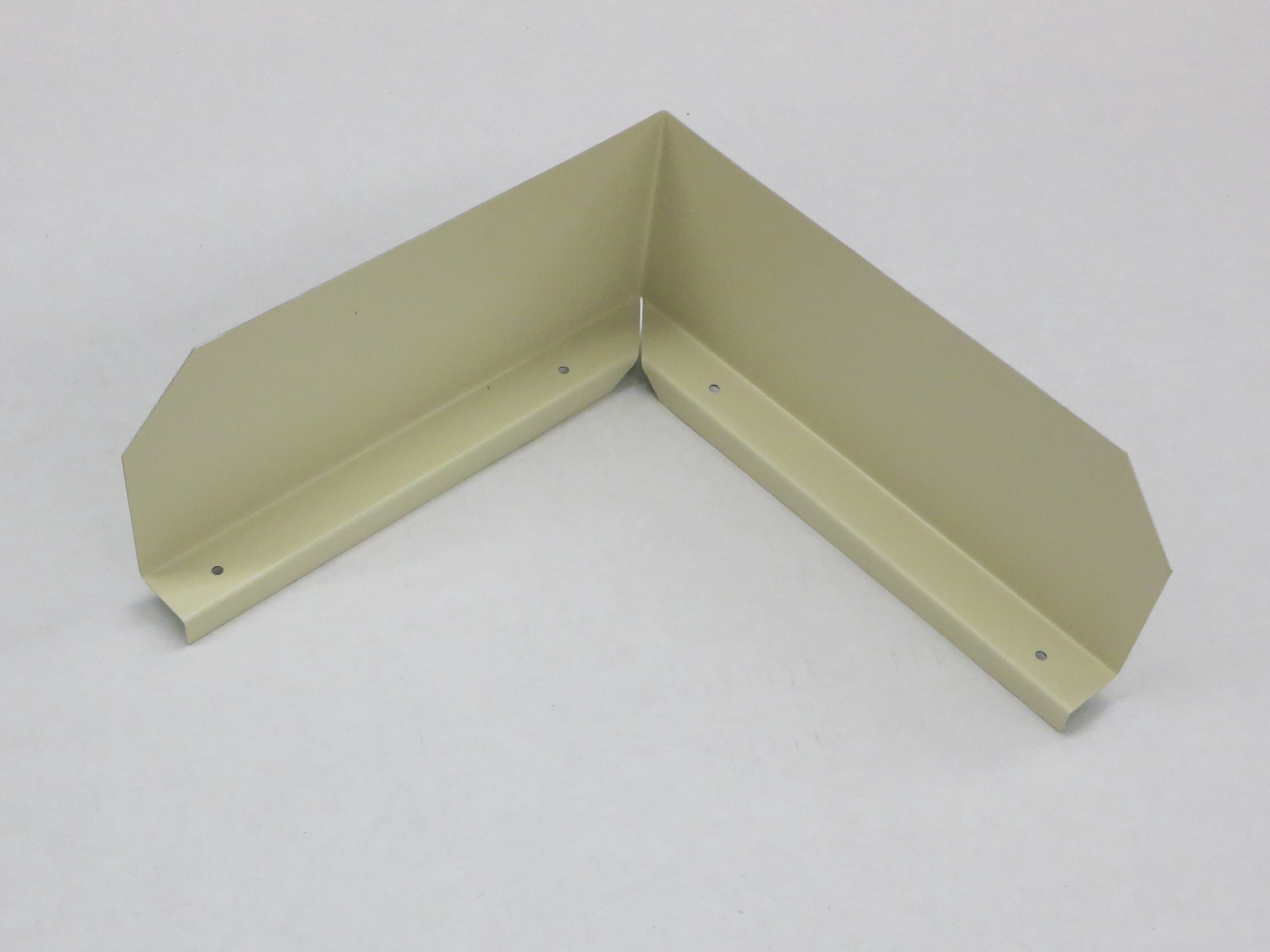 Bent (Inside Corner) Gutter Valley Splash Guards - 3 ct Classic Cream ...