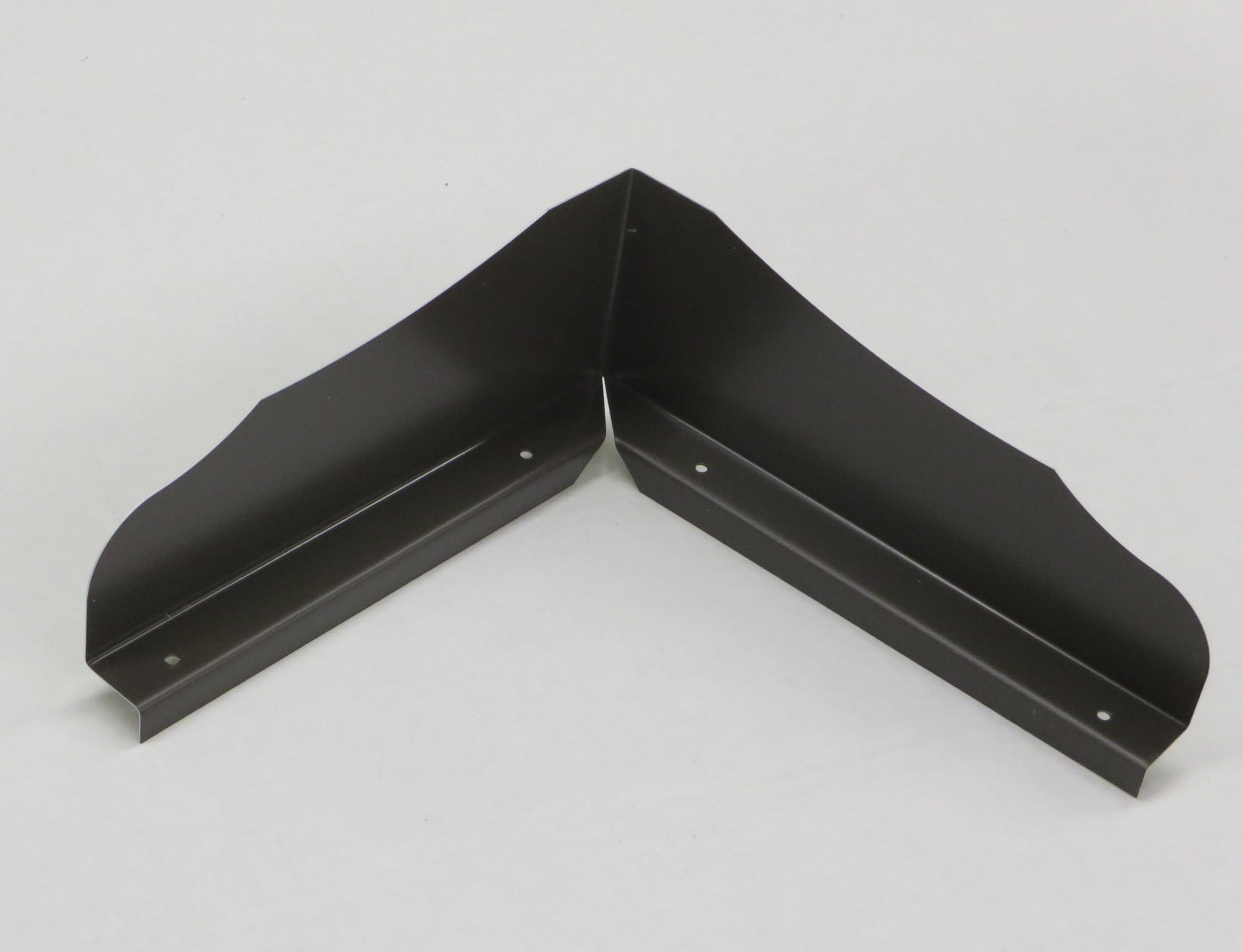 Bent (Inside Corner) Ornamental Gutter Valley Splash Guards - 3 ct ...