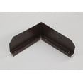 Bent (Inside Corner) Gutter Valley Splash Guards - 3 ct Royal Brown ...