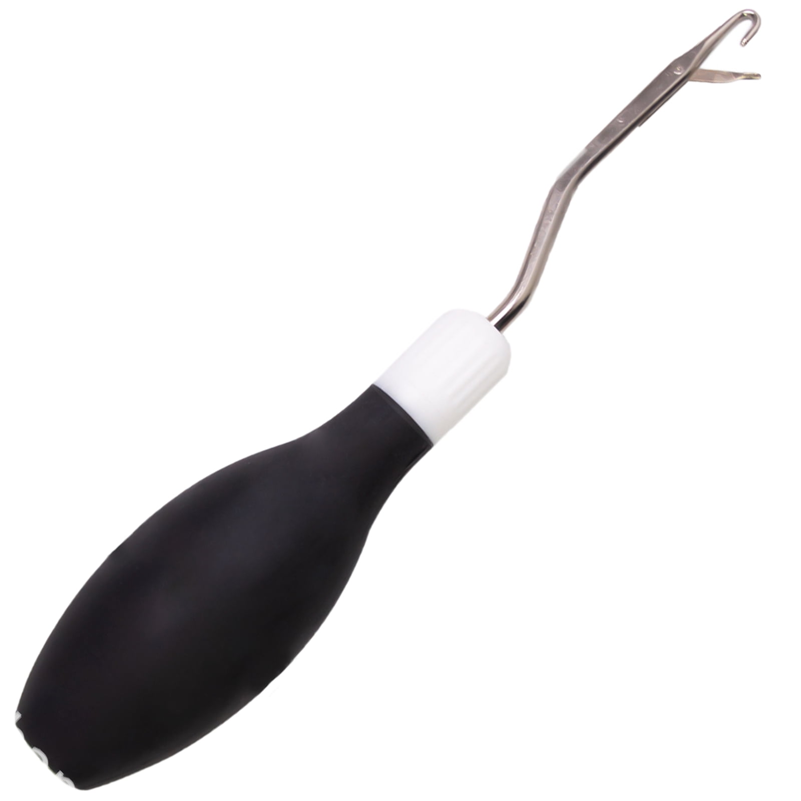 Bent Locking Hook Crochet Needle for Carpet Making, Ergonomic Grip ...