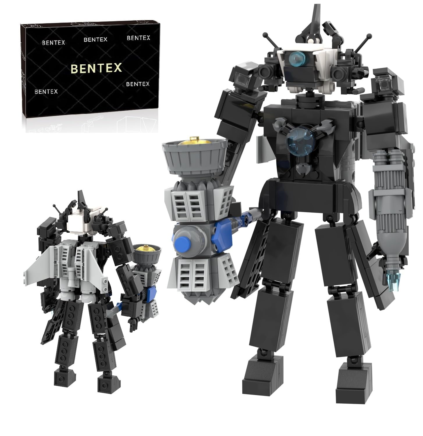 Bentex Toilet Upgraded Titan Cameraman Figure Building KMC2Block Set ...