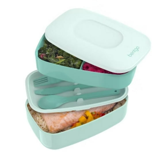 Bentgo Classic All-in-One Stackable Lunch Box Container with Built in ...