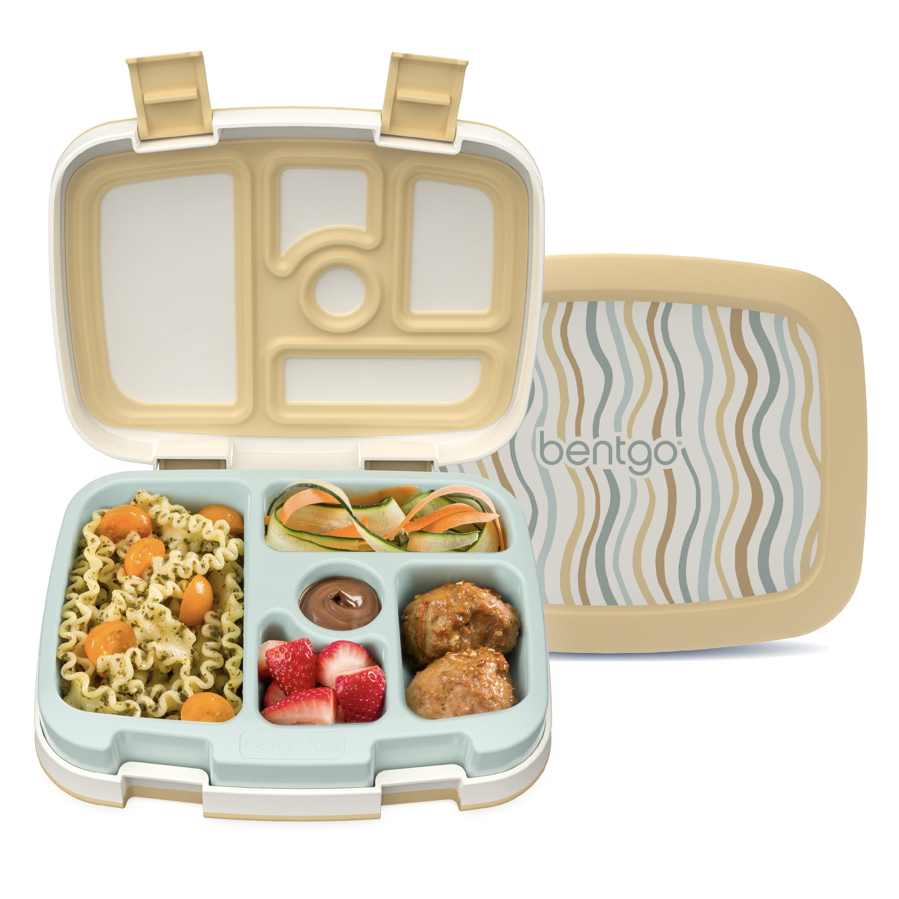 Bentgo® Kids 5-Compartment Leak-Proof Bento-Style Lunch Box (Whimsy ...