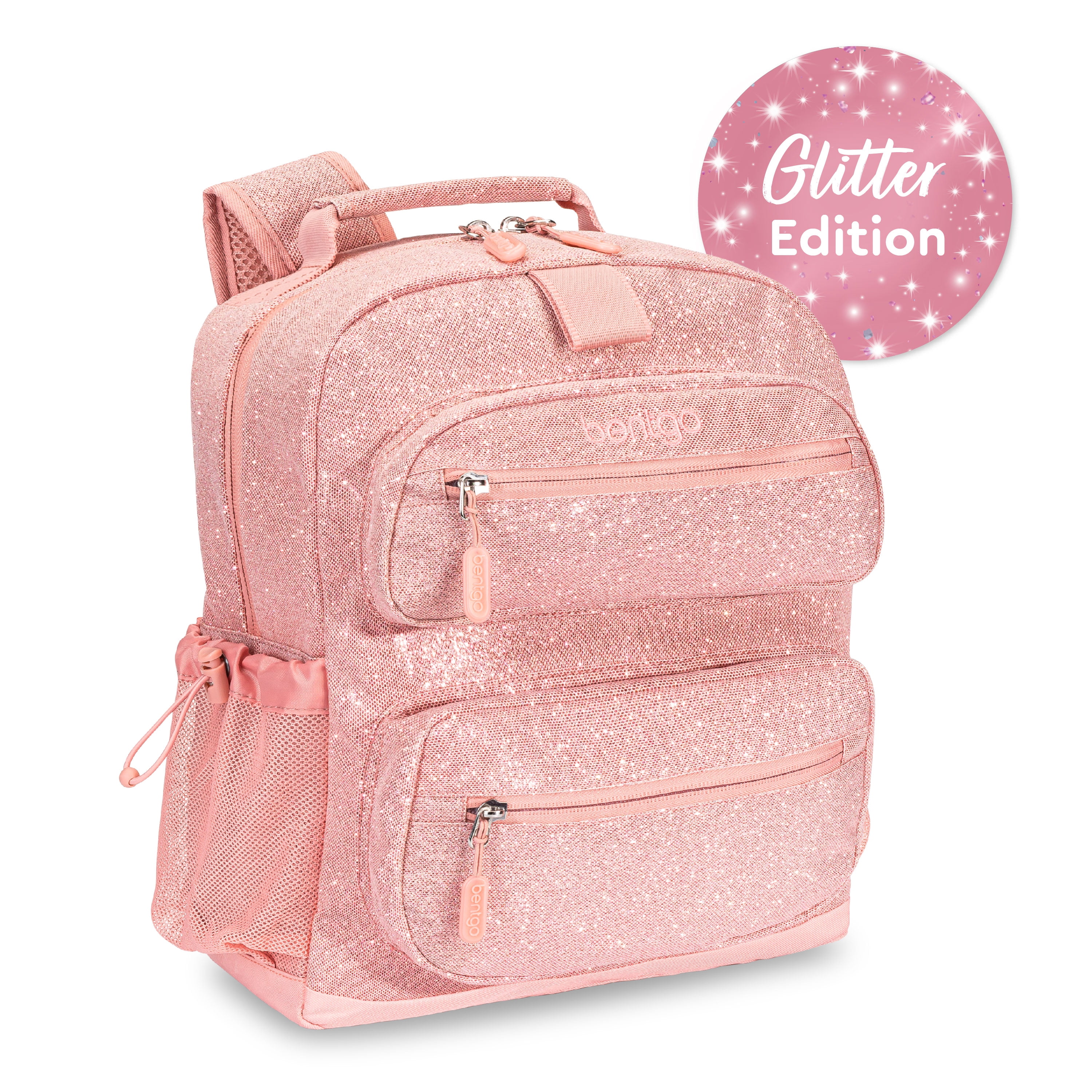 Bentgo® Kids Backpack - Glitter Designed Lightweight 14” Backpack for ...