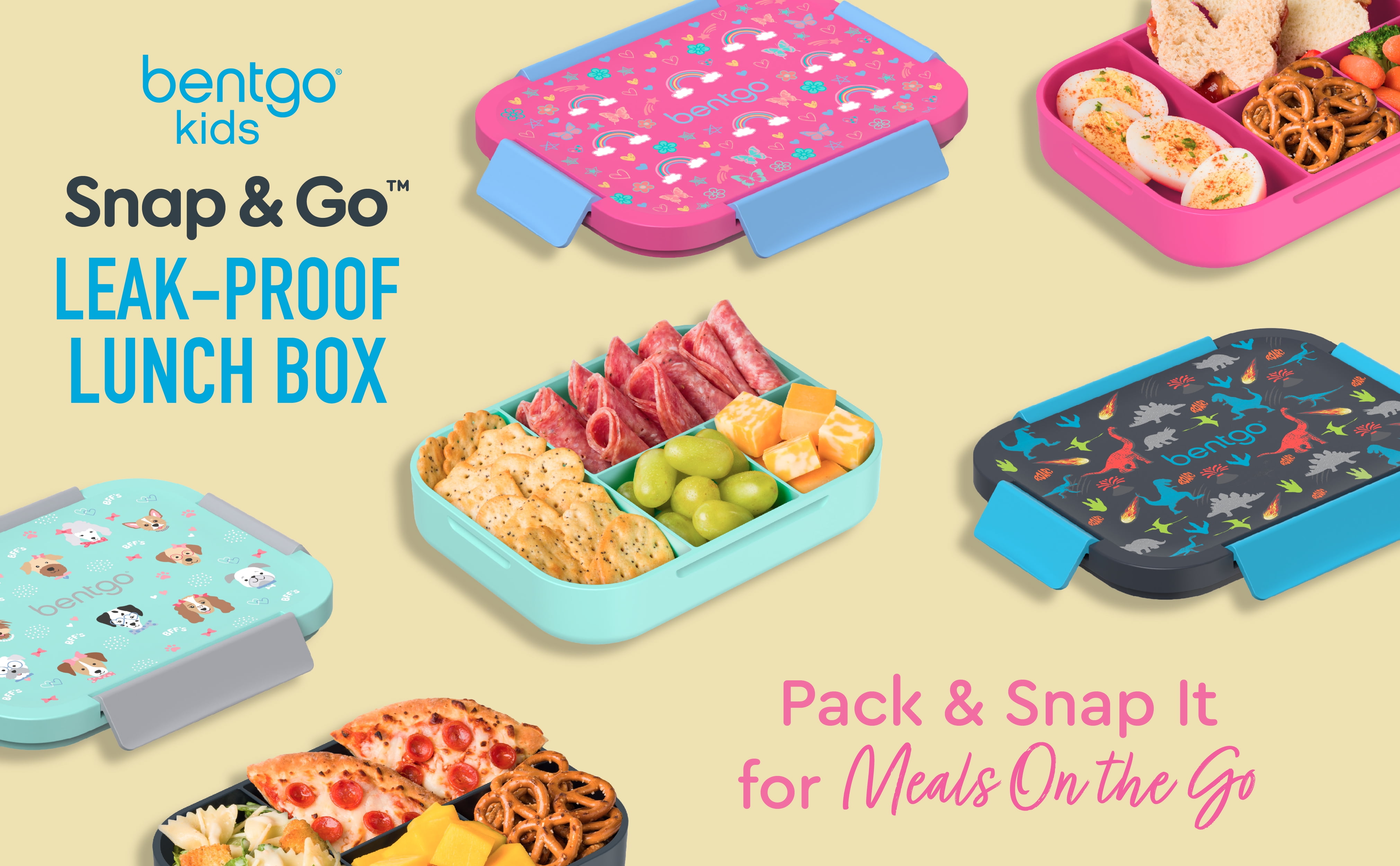 Bentgo Kids Lunch Bag - Puppy Love - Walmart.com