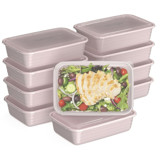 Bentgo® Prep 20-Piece Meal Prep Kit - 10 BPA-Free Containers with Lids ...