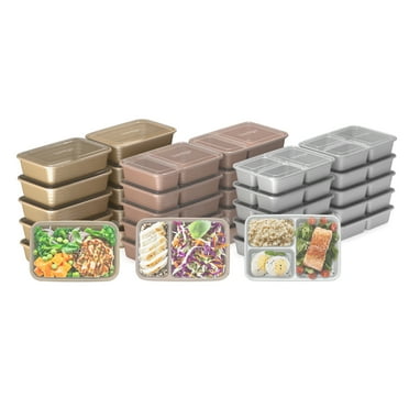 Bento Lunch Box 750ml | Leak Proof Microwaveable Plastic Meal Prep ...