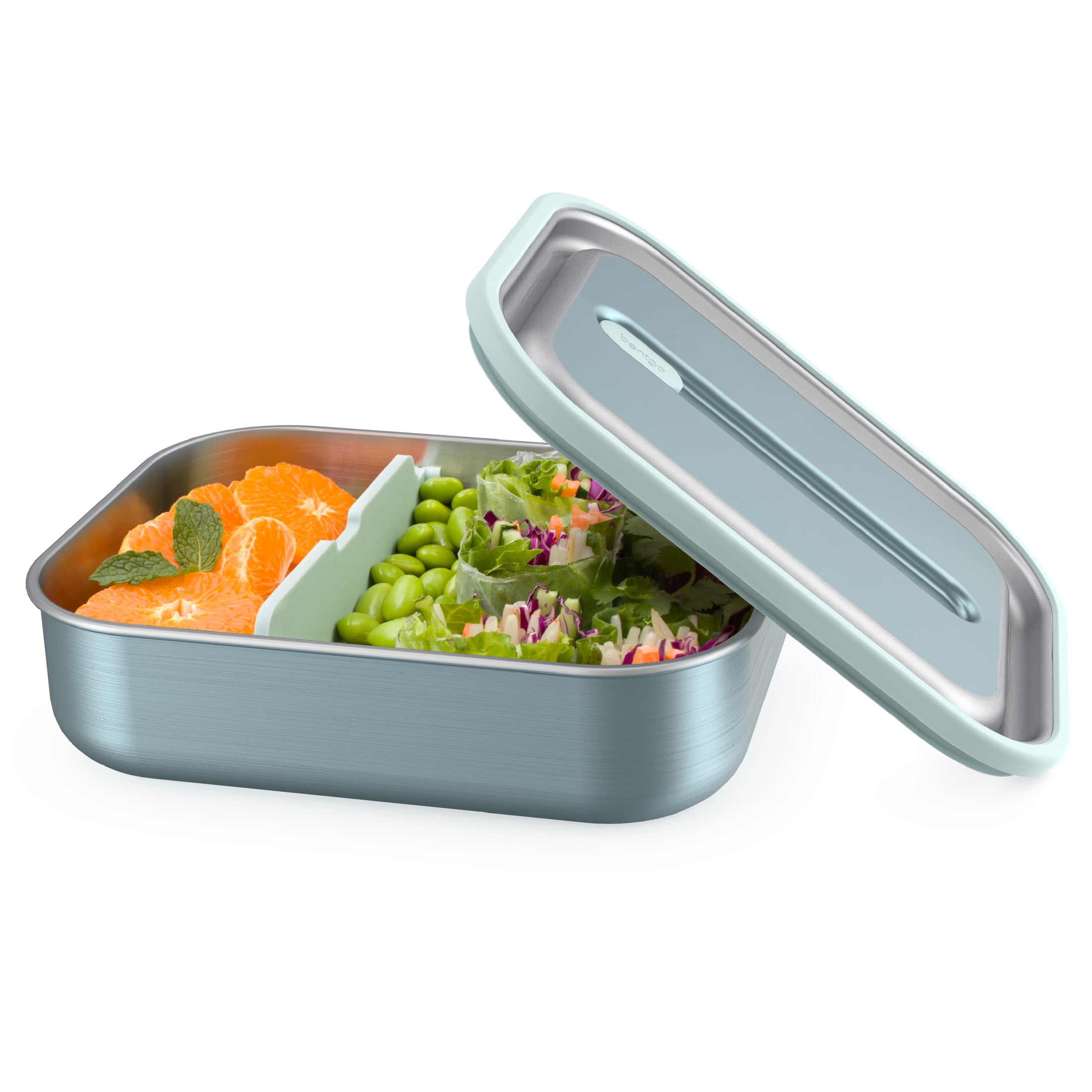 Bentgo, Lunch Box, MicroSteel Leak-Proof, Microwave & Oven Safe, Aqua ...