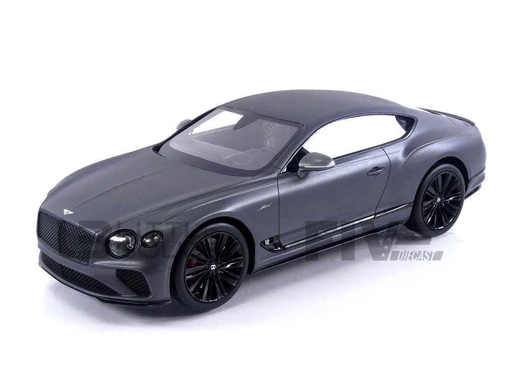 Bentley Continental GT Speed Anthracite Satin Gray 1/18 Model Car by ...