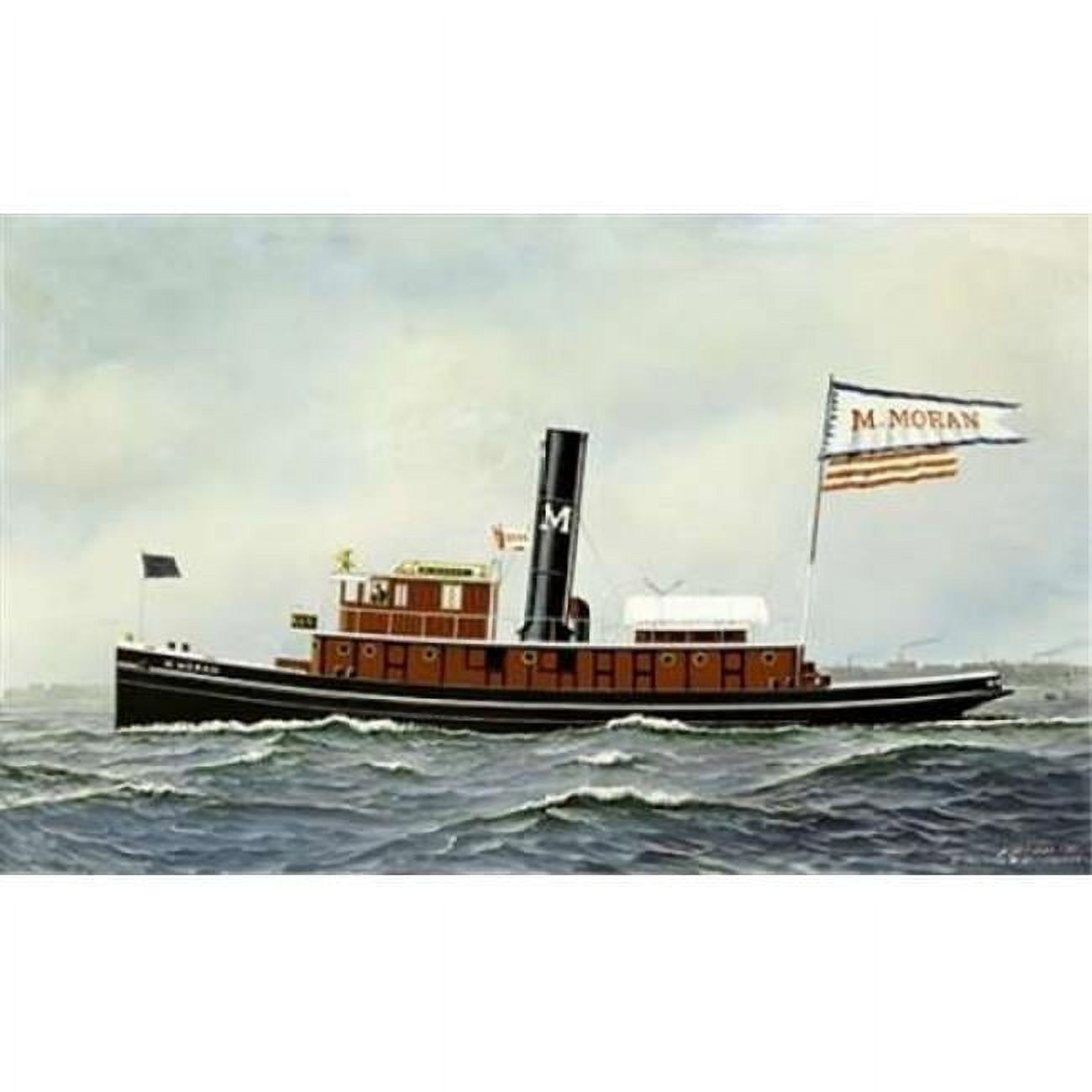 Bentley Global Arts PDX268157SMALL M. Moran Tug Boat Poster Print by ...