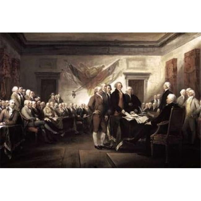 Bentley Global Arts PDX280596SMALL Signing of The Declaration of ...