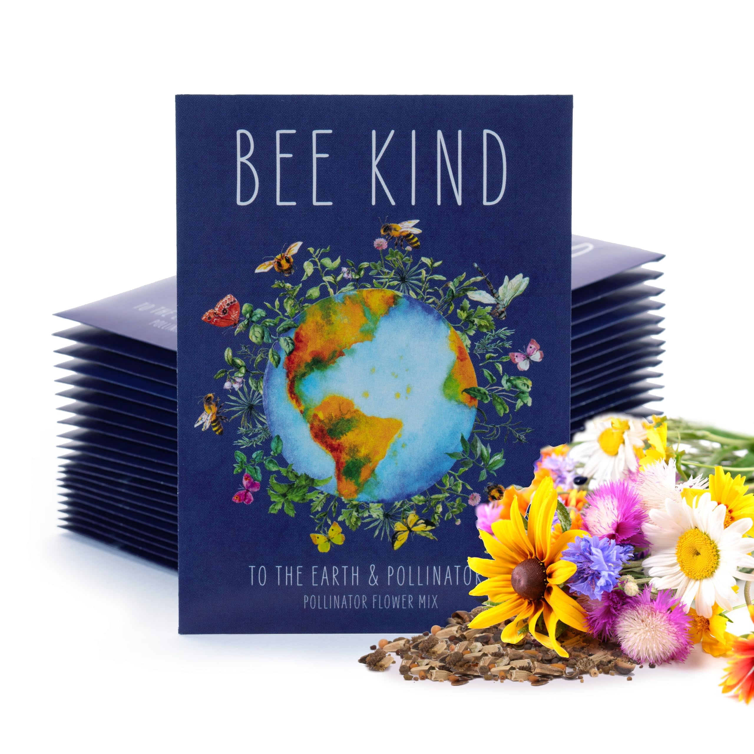 Bentley Seed Co. | Bee Kind MVR1 Planet | Illustrated Bee Flower Seed ...