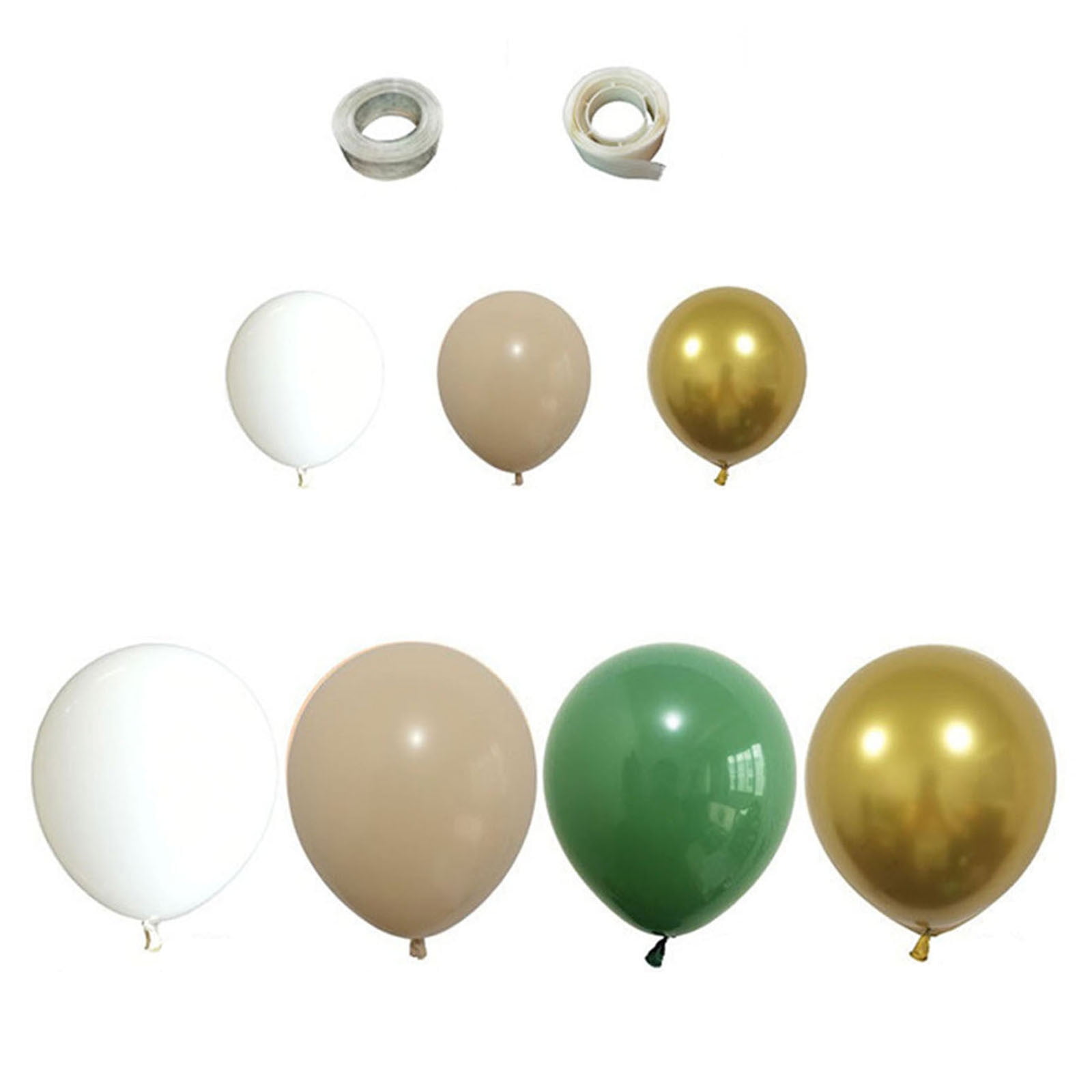 Bentne 100Pcs Blue Green Balloon Garland Arch Kit Ash Mist Green Haze ...