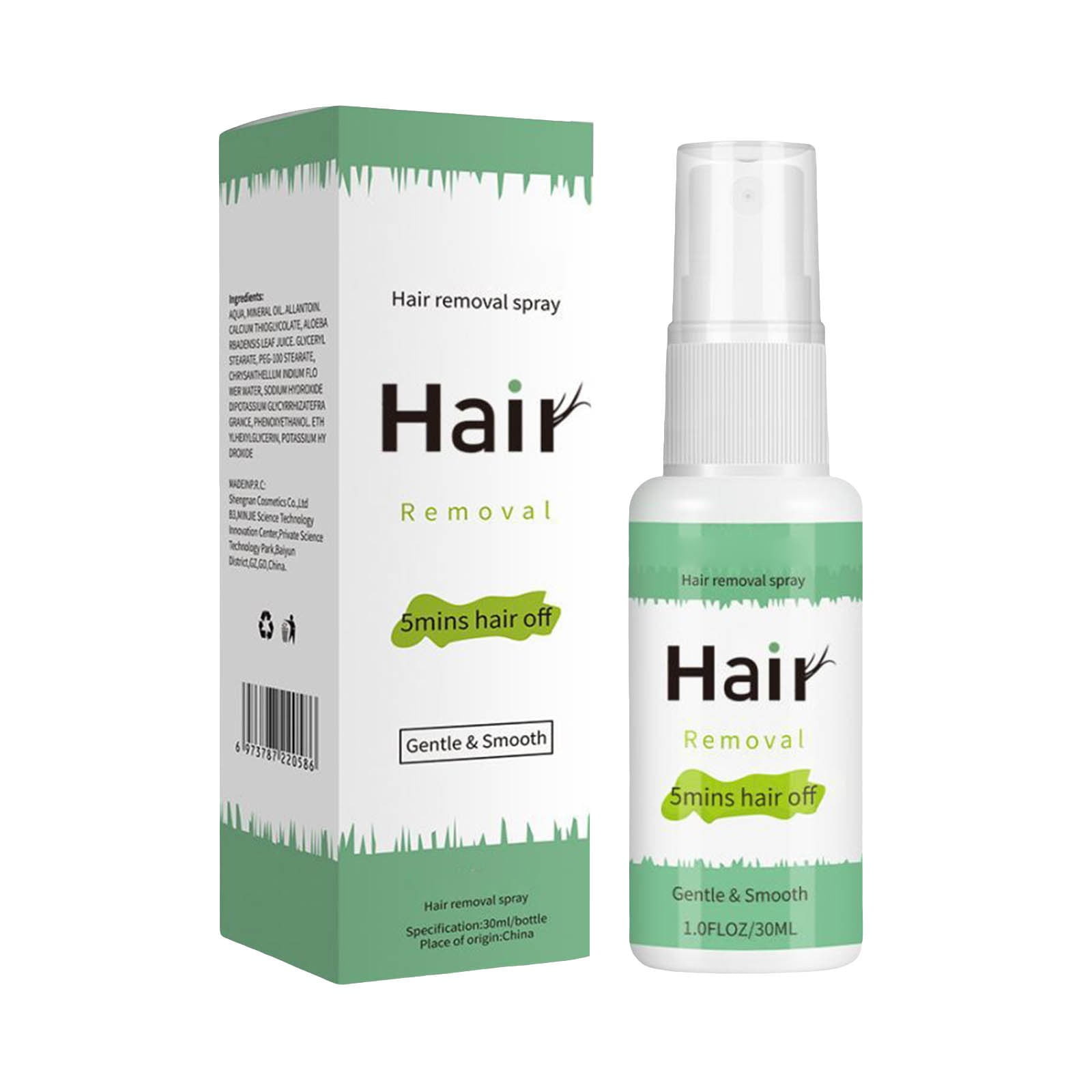 Bentne Hair Remover Spray Depilation Spray Area Women Hair Removal ...