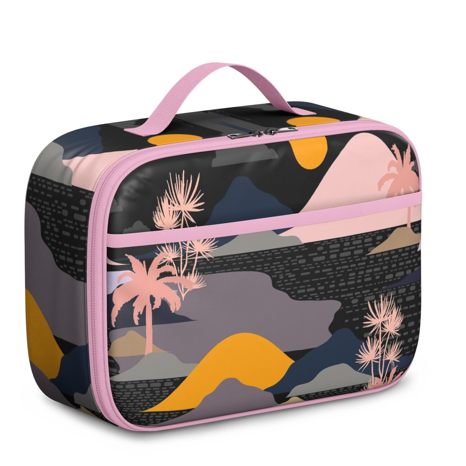 Bento Bag with Coastal Paradise Tropical Hawaiian Island Print Exotic ...