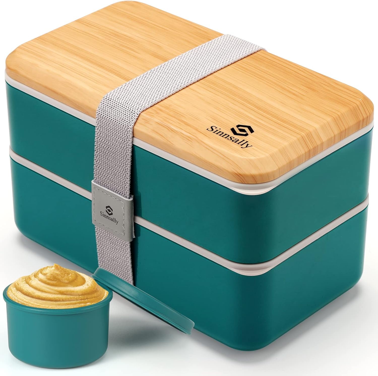 Bento Box Adult Lunch Box with Compartments for Women & Men,(47oz ...