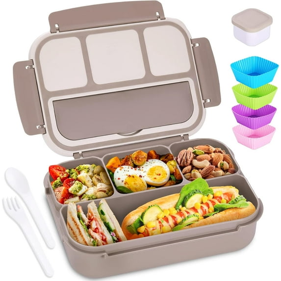 Bento Box Adult Lunch Box, Containers for Adults Men Women with 4 ...