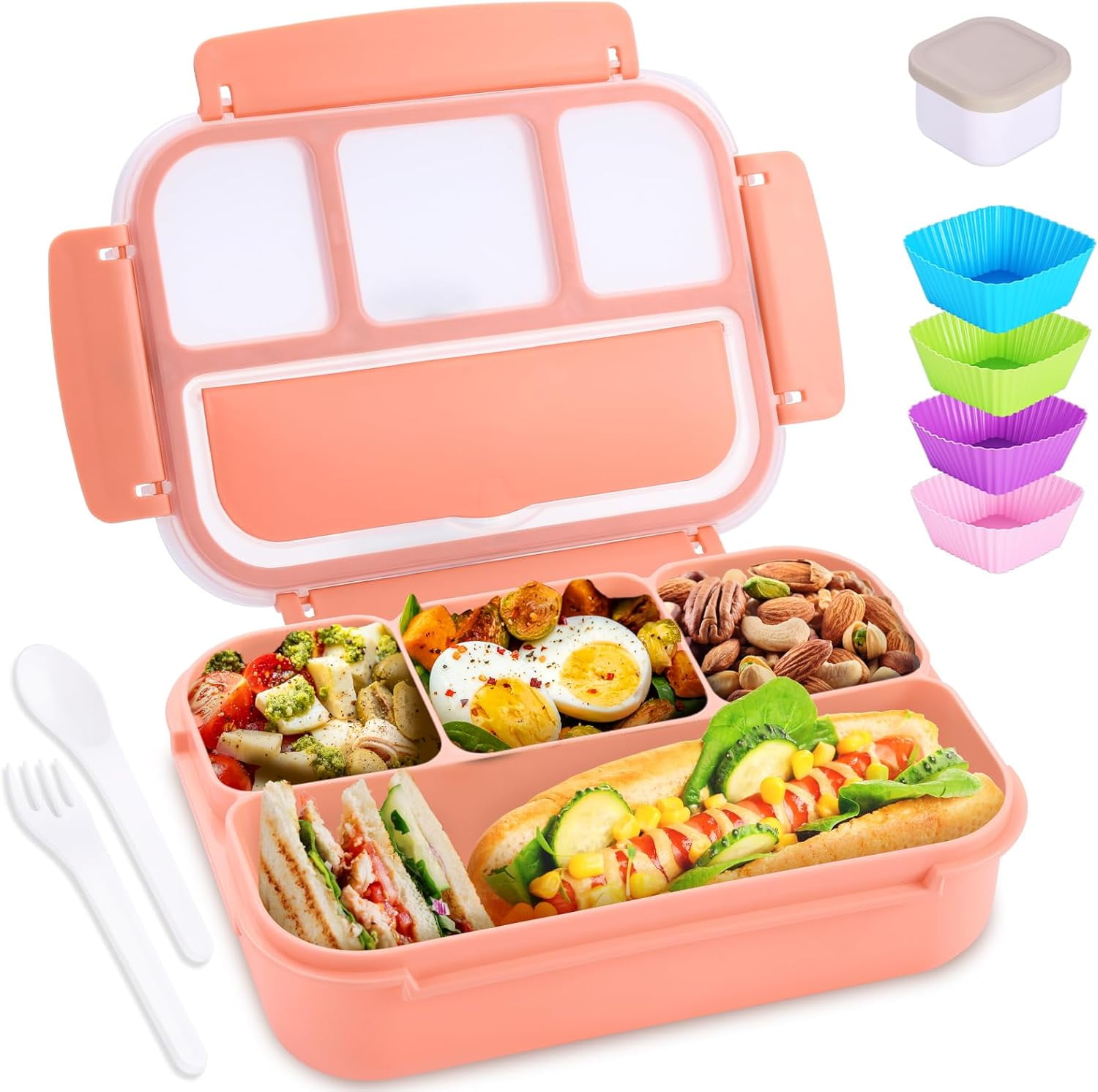 Bento Box Adult Lunch Box, Containers for Adults Men Women with ...