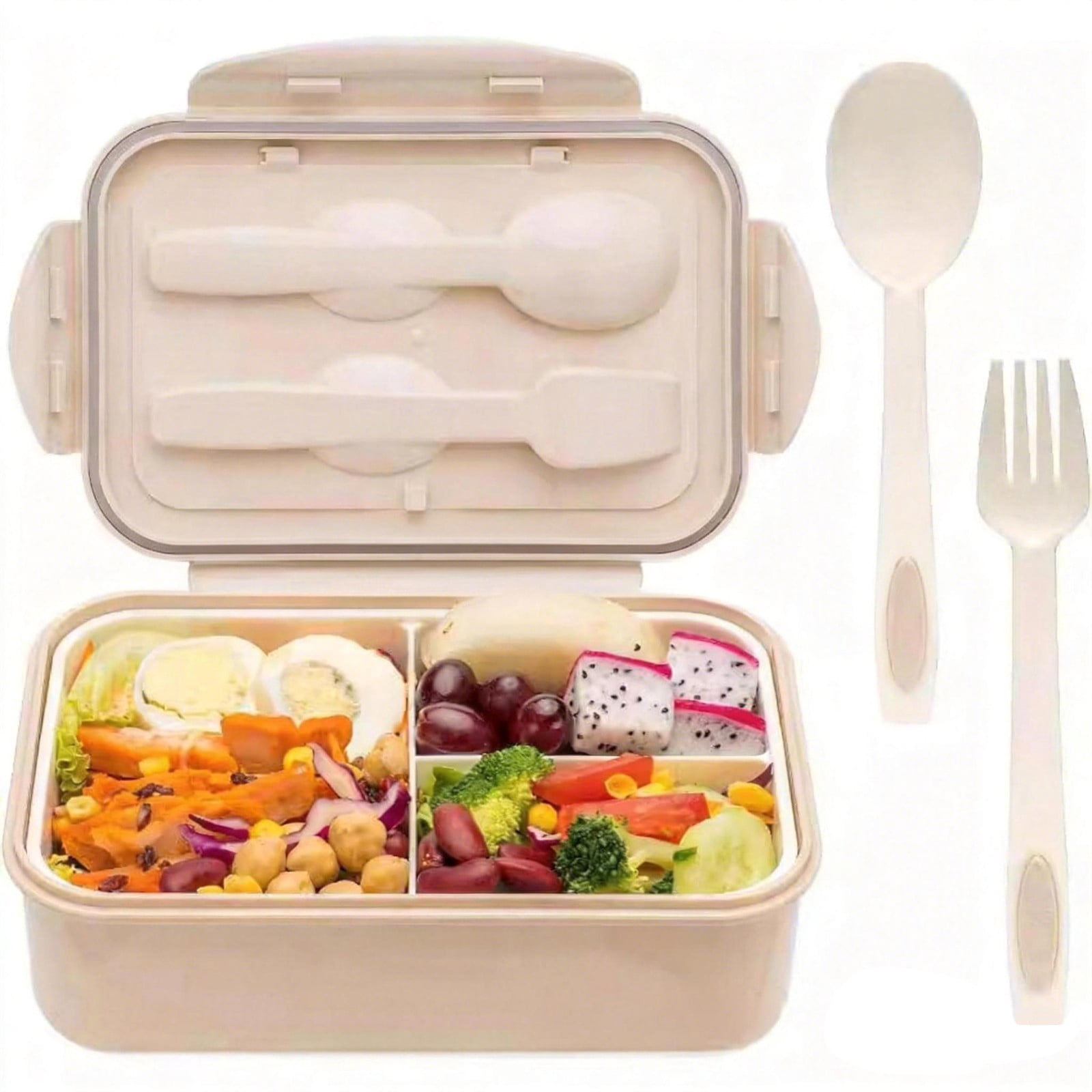 Bento Box for Adults, 1400ML Portable Salad Container, Lightweight ...