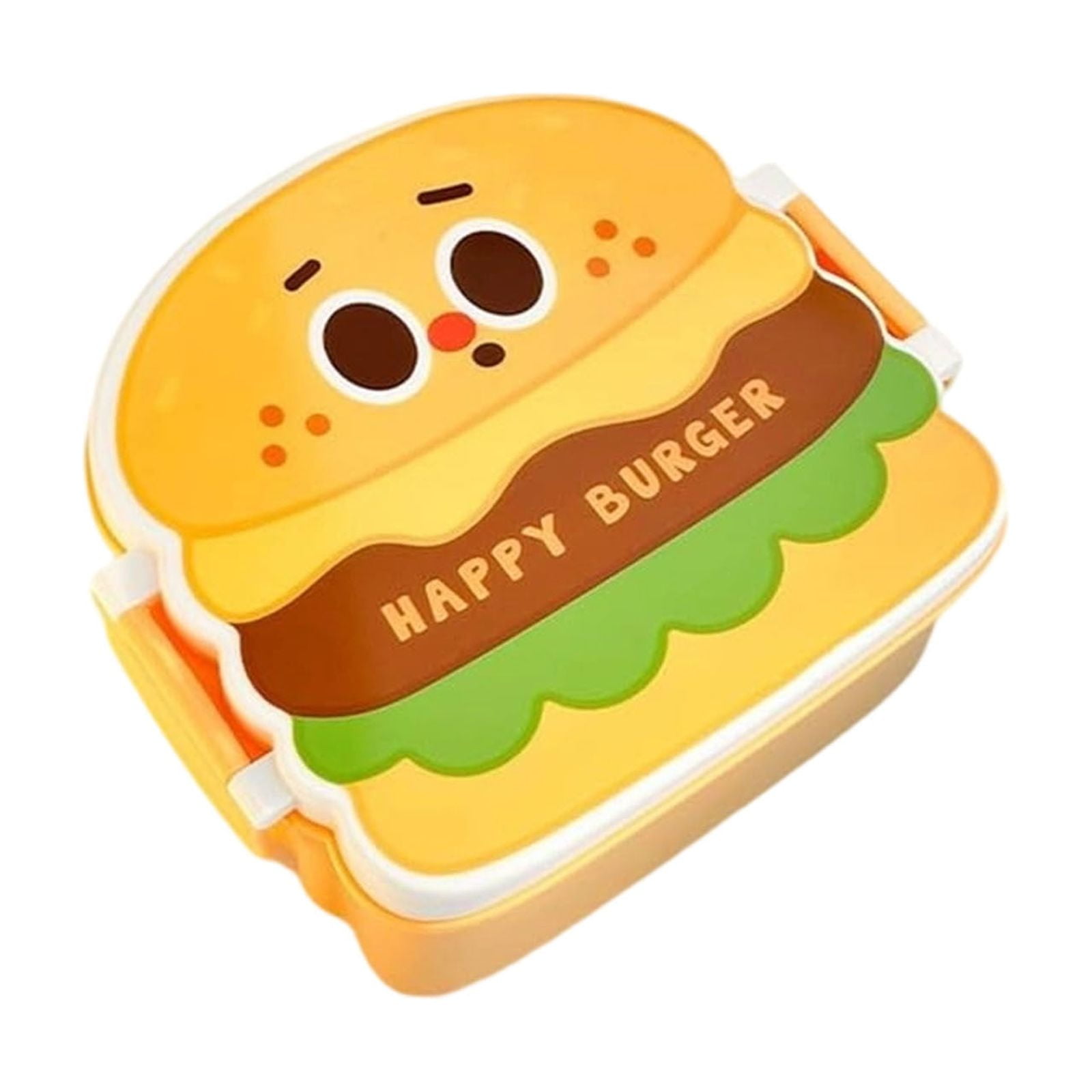 Bento Box Bento Box with Burger and Fries Design Food Storage Container ...