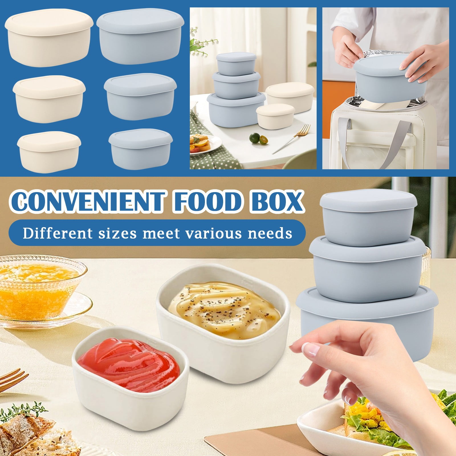 Bento Box Lunch Box, Food Containers for Adults Men Women, Lunchable ...