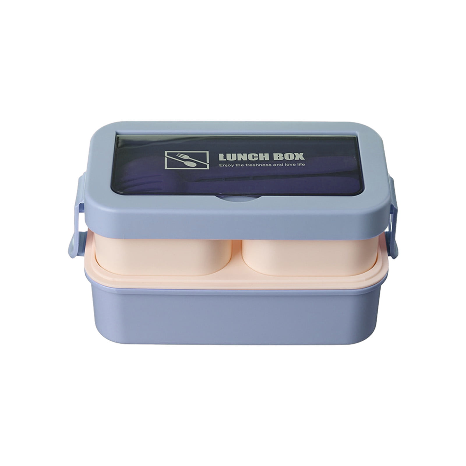 Bento Box Lunch Containers for Work Leak Proof with 3 Compartments ...