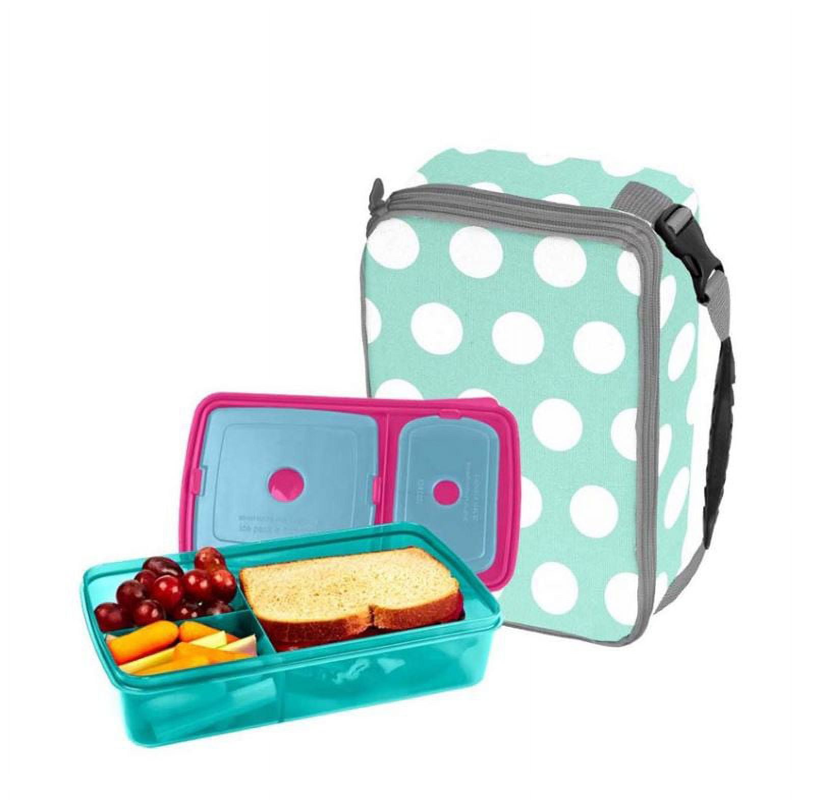 Bento Box Lunch Set Beach Dot Design - Walmart.com