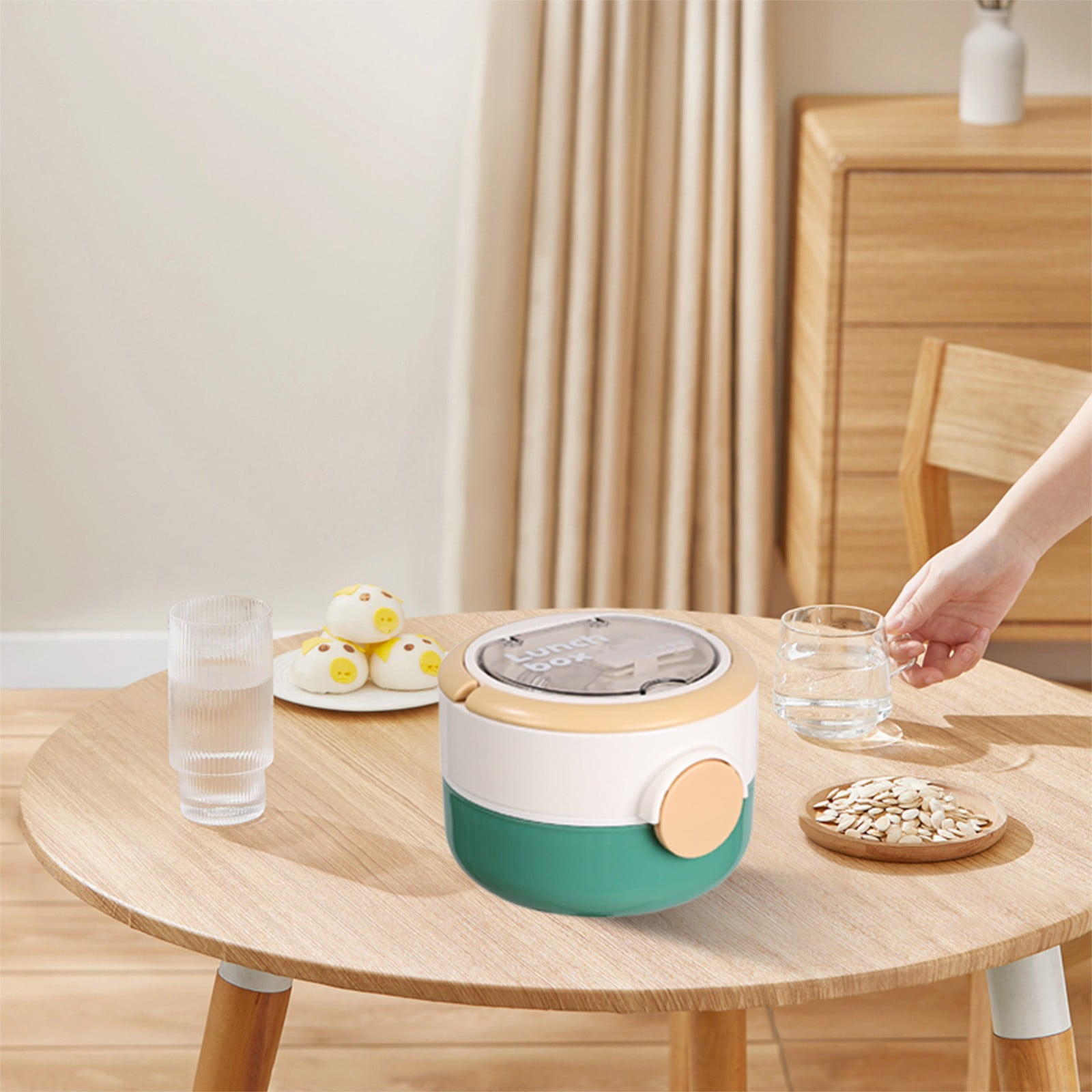 Bento Box, Meal Prep Containers for Adults, Portable Lunch Box, Multi ...