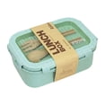 Bento Box Two‑Compartment Microwave Safe Leak Proof Portable Reusable ...