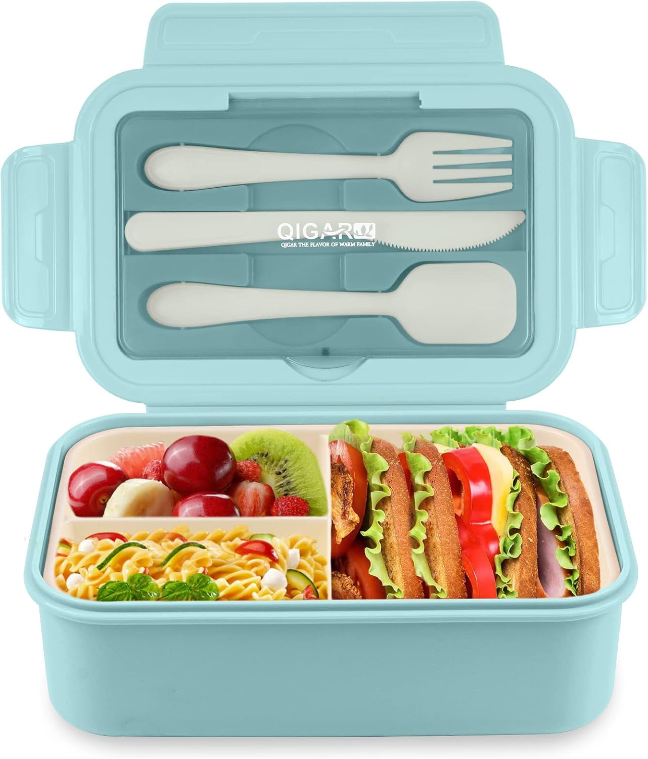 Bento Box for Adult, Lunch Containers, LeakProof Lunch Box with ...