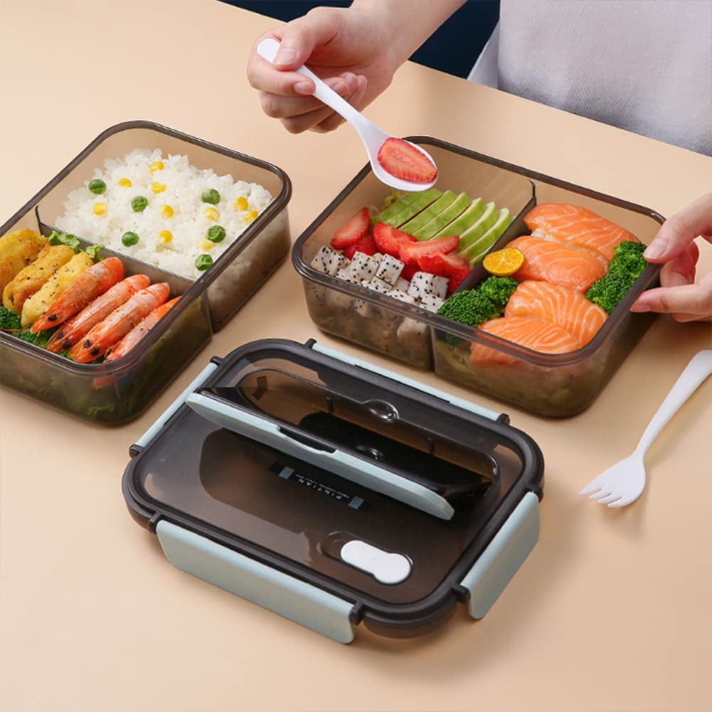 Bento Boxes, 1100ML Bento Lunch Box, Bento Box With Compartments ...