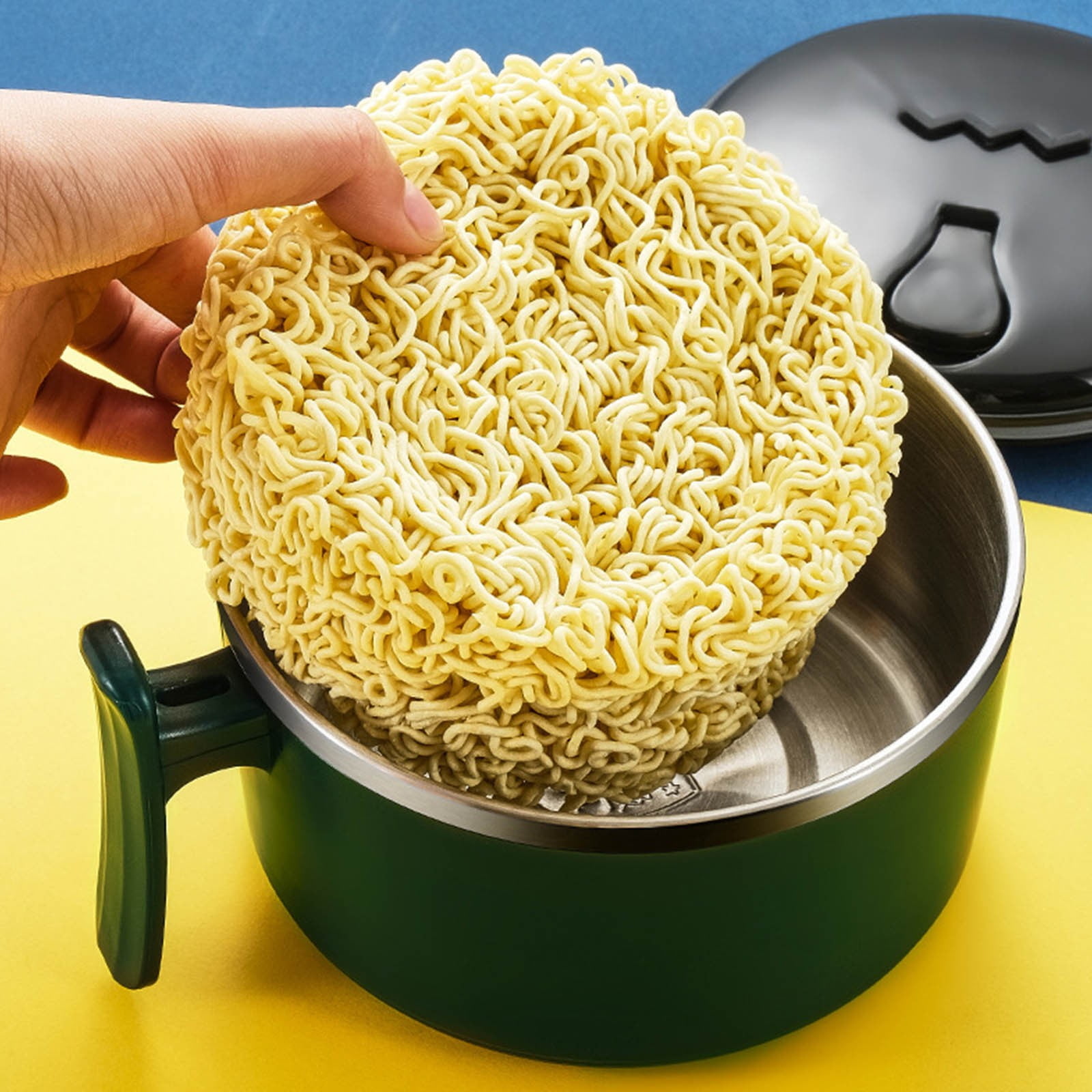 Bento Boxes Ramen Soup Bowl Locking Lid Ergonomic Handle Steam Vent ...