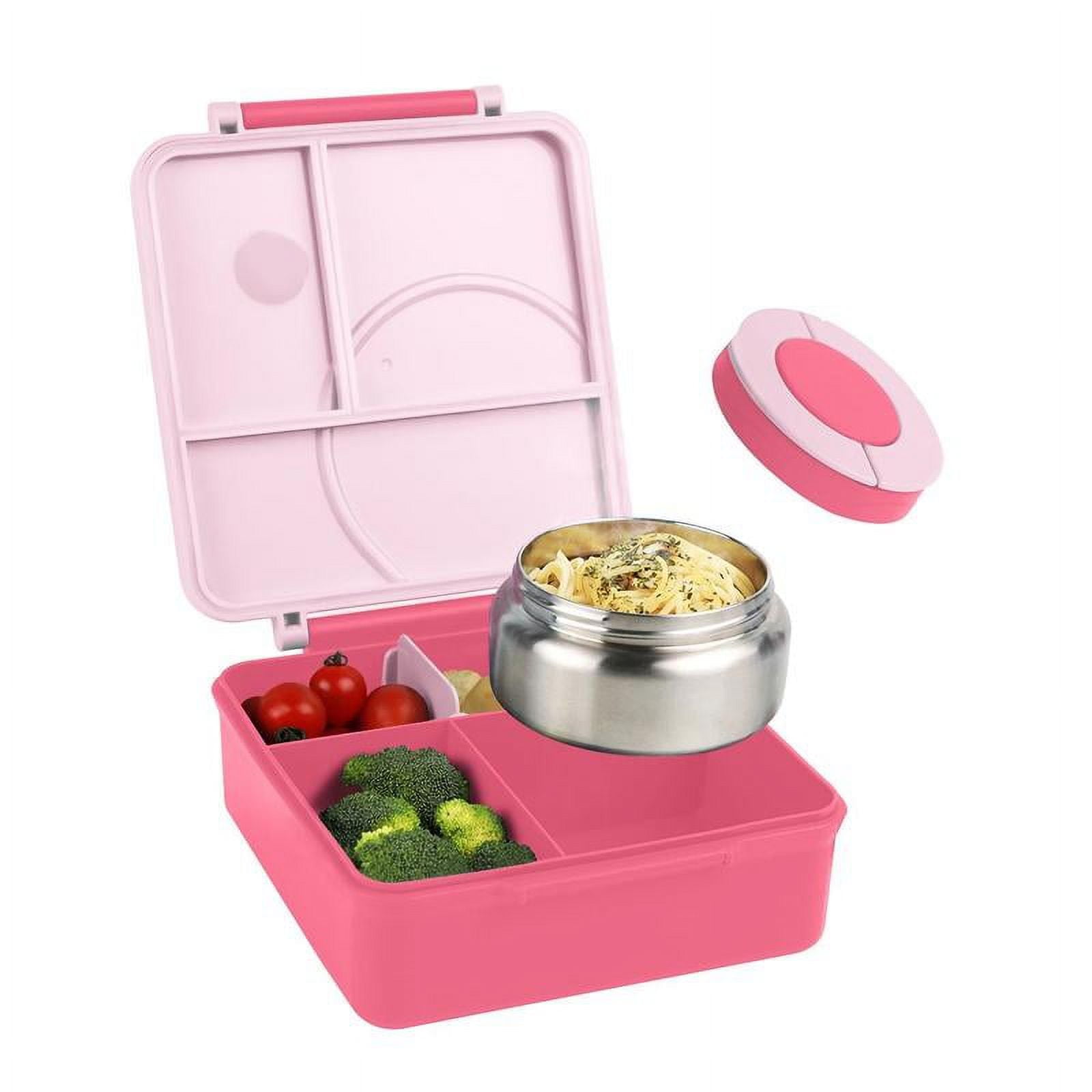 Bento Lunch Box with 8oz Soup Thermo, Lunch Food Containers with 4 ...