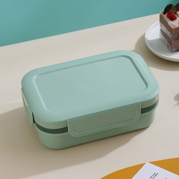 Bento Lunch Box Large 2000ml | Double Layer Leak-Proof Adult Meal ...