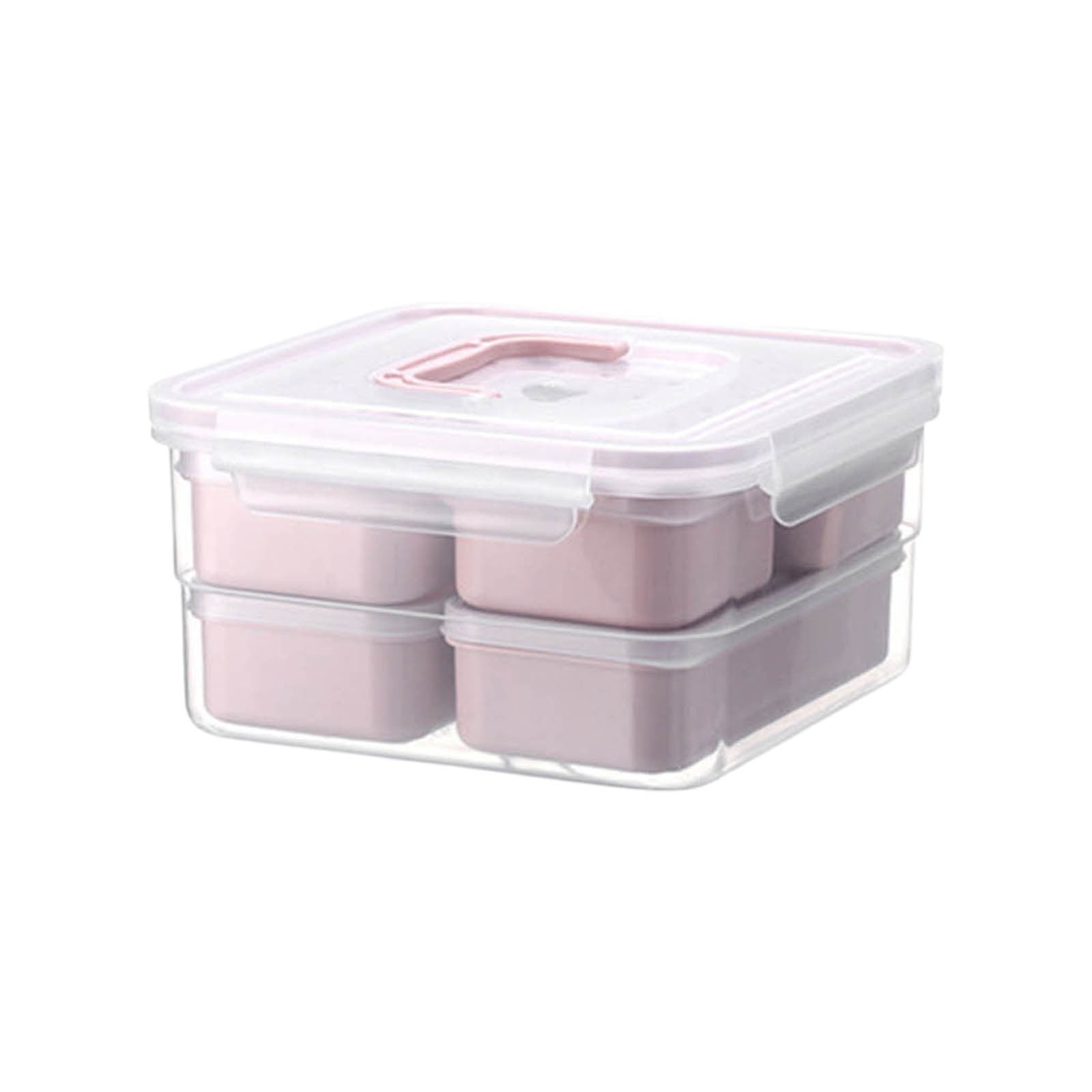 Bento Portable Lunch Set Independent Grid Leak Proof Food Storage ...