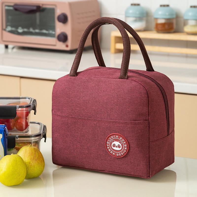 Bento Pouch Dinner Insulation Bag Thermal Breakfast Organizer Cartoon ...