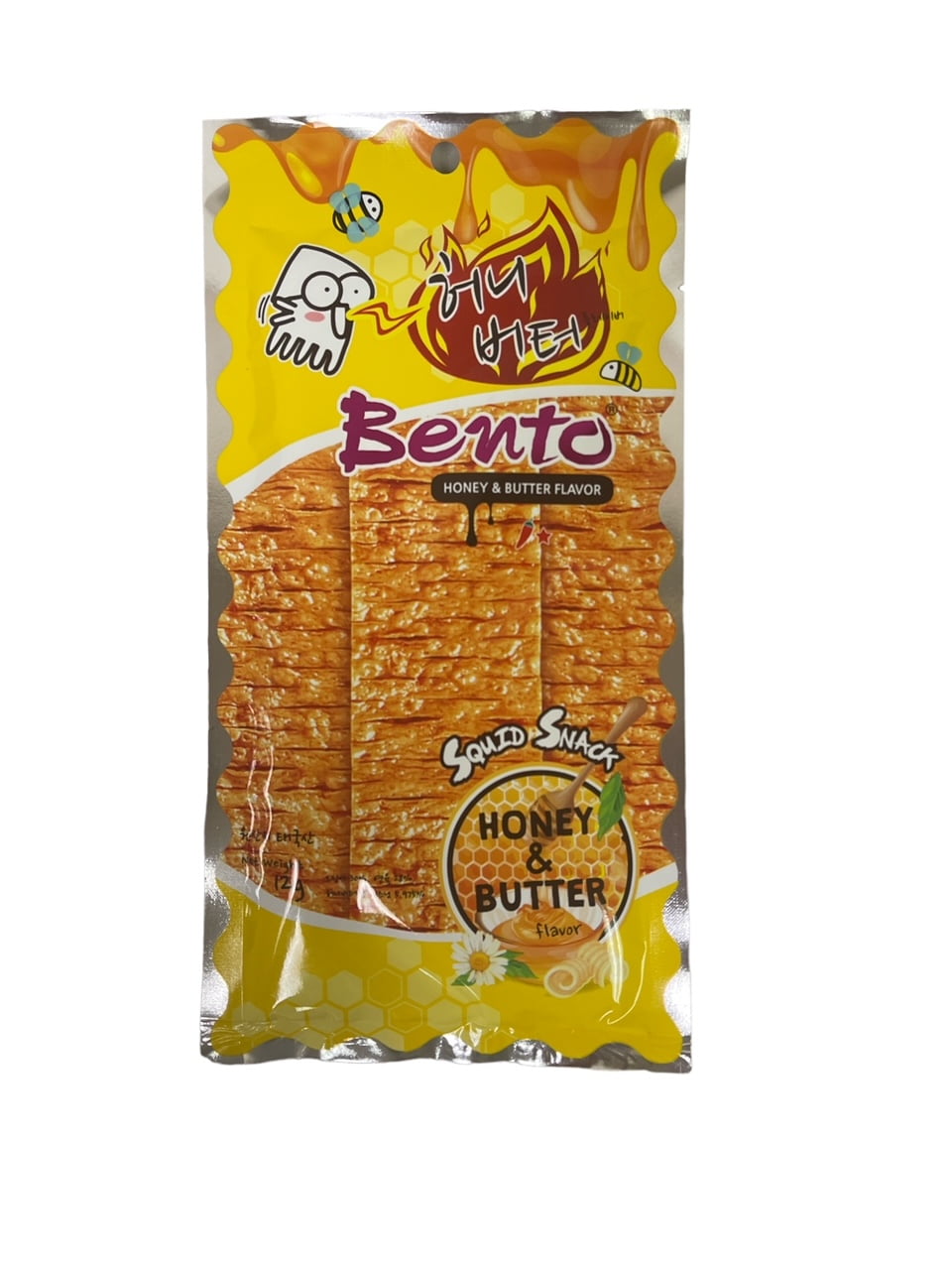 Bento Squid Snack of Thailand Honey & Butter Flavor; 2 X 12g - Walmart.com
