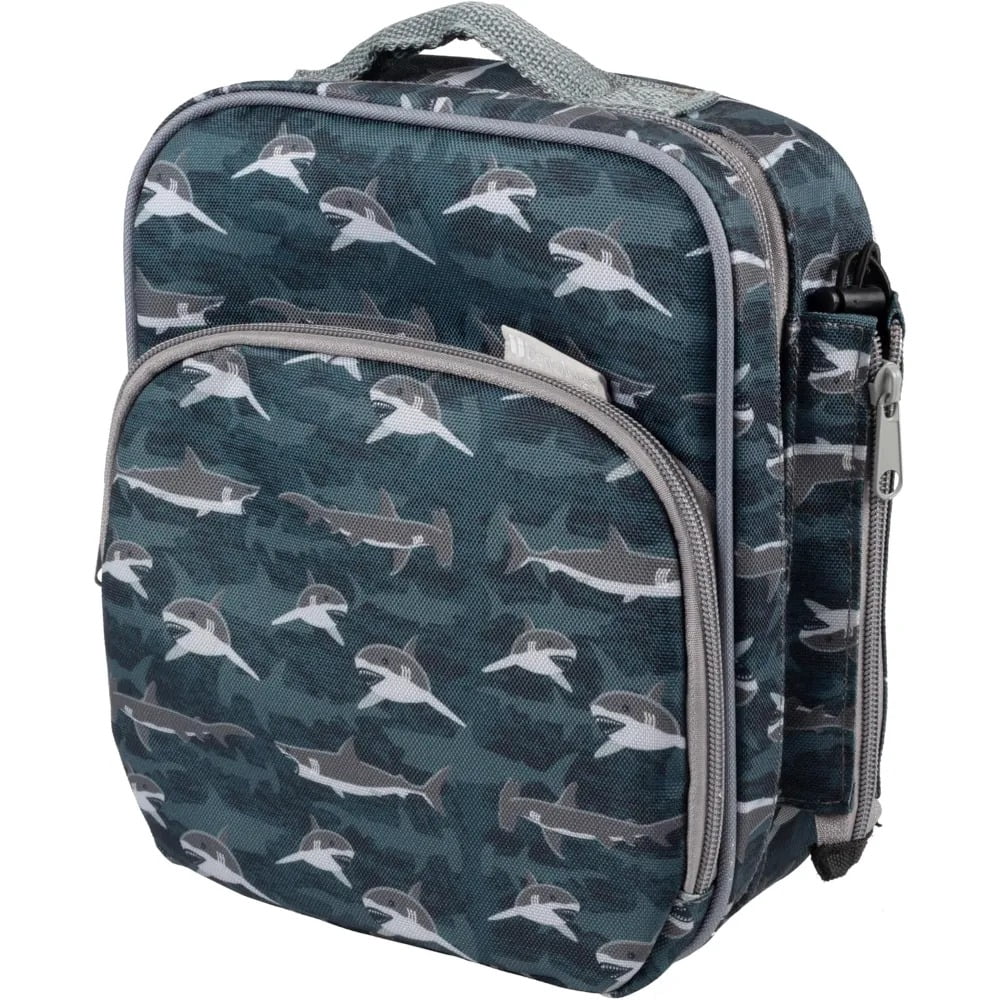 Bentology Insulated Lunch Box w Snack Pocket & Water Bottle Holder-Boys ...