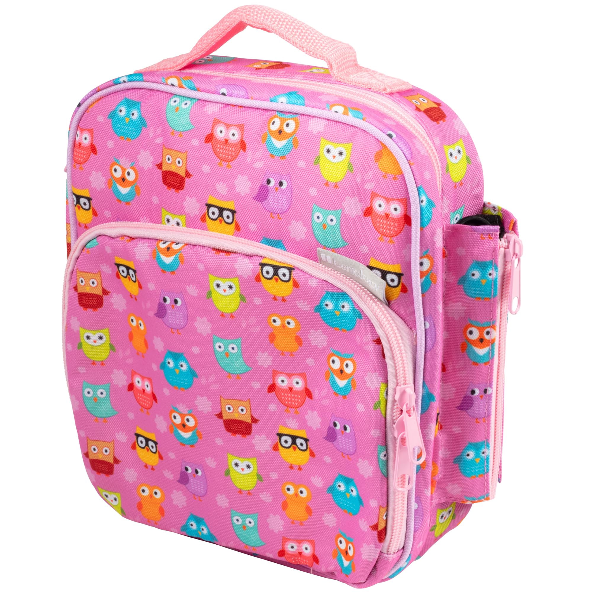 Bentology Insulated Lunch Box w Snack Pocket & Water Bottle Holder ...