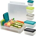 Bentology Leak-proof Bento Lunch Box with 5 Removable Containers (Beach ...