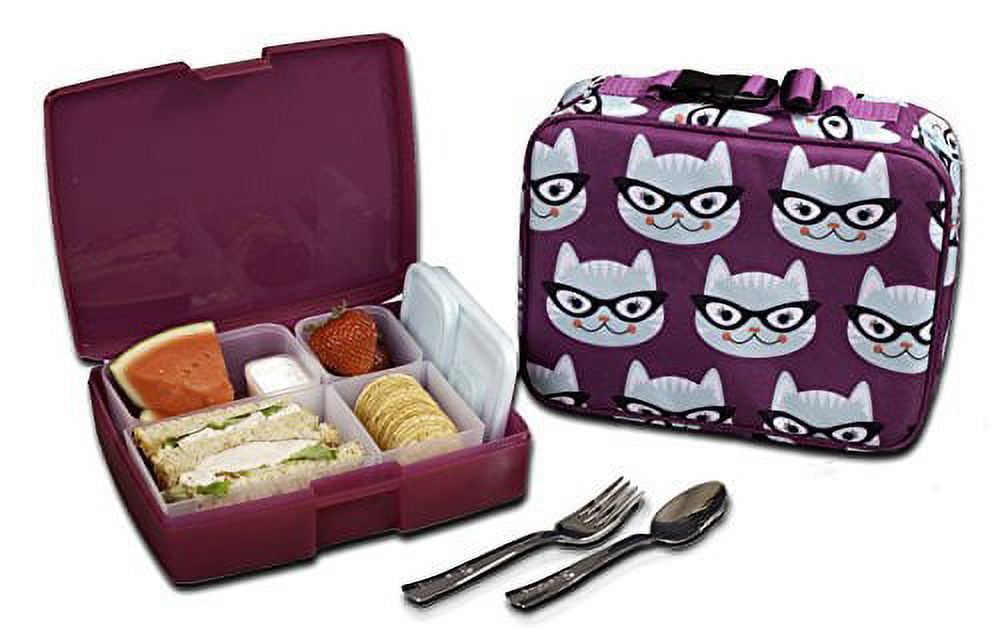 Bentology Lunch Box Combo Kit - Includes Bento Box, Insulated Sleeve ...