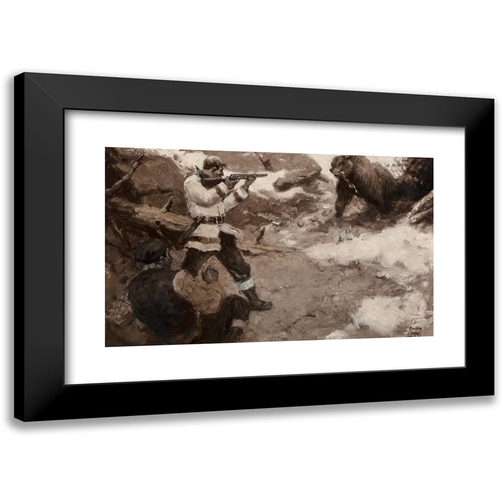 Benton Henderson Clark 24x16 Black Modern Framed Museum Art Print ...