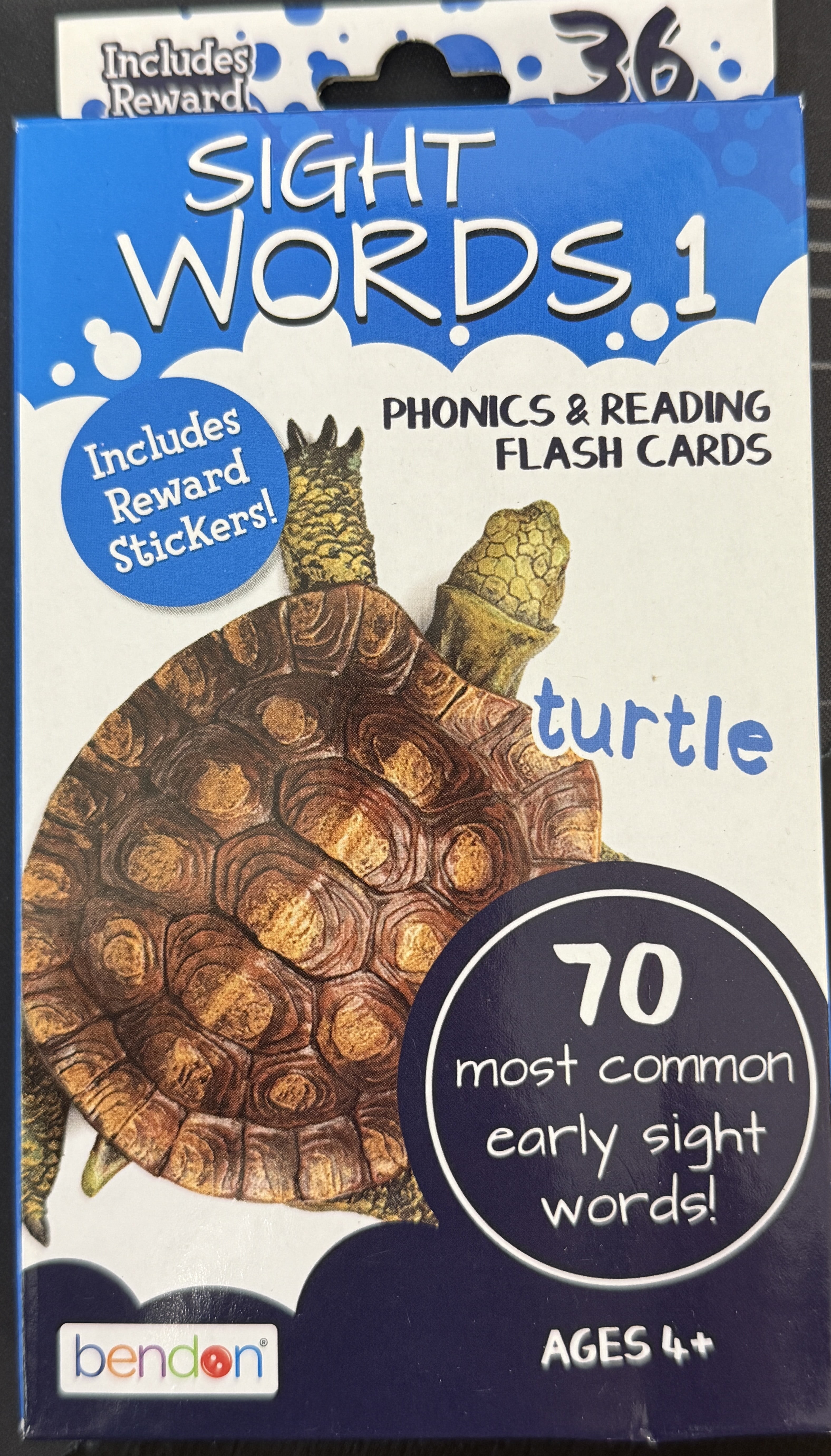 Benton Sight Words Phonics and Reading Flash Cards Includes Reward ...