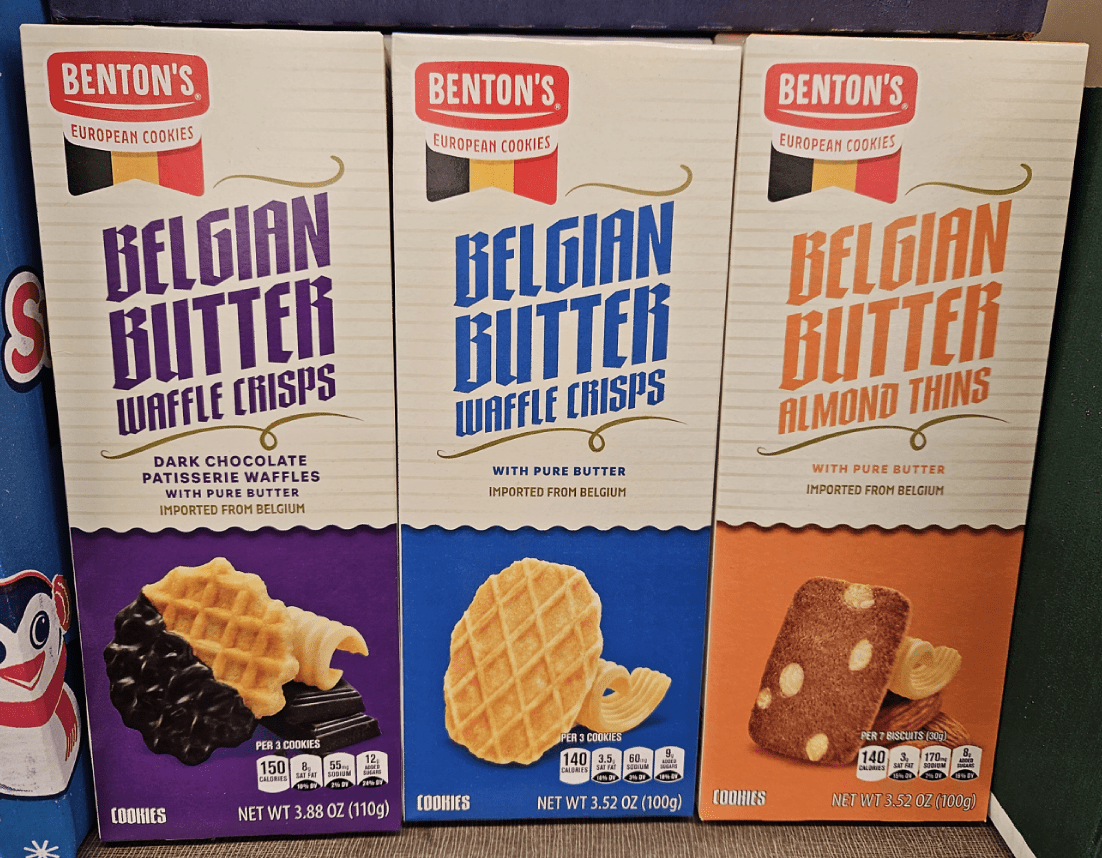 Benton’s Belgian Butter Waffle Crisps & Almonds Thins 3.52oz 100g (3 Boxes) - Walmart.com