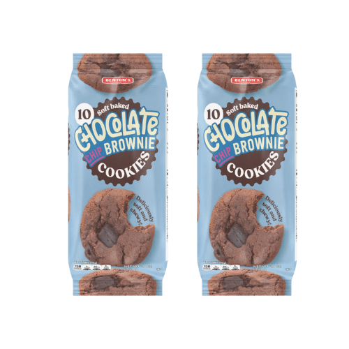 Benton's Chocolate Chip Brownie Cookies, 10 Count, 10 oz ,2 Pack ...