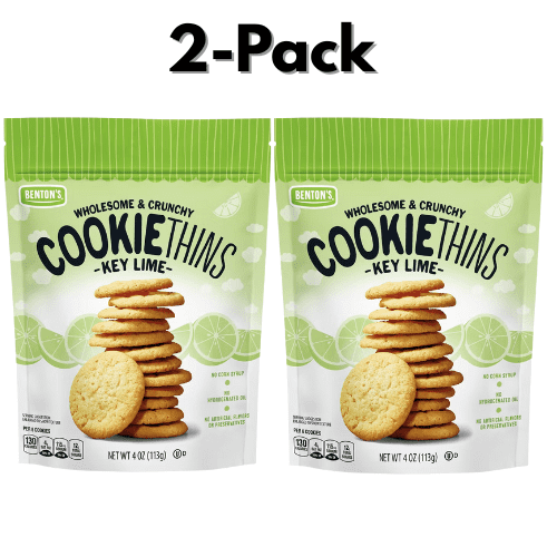 Benton's Cookie Thins Key Lime 2-Pack 4 oz - Walmart.com