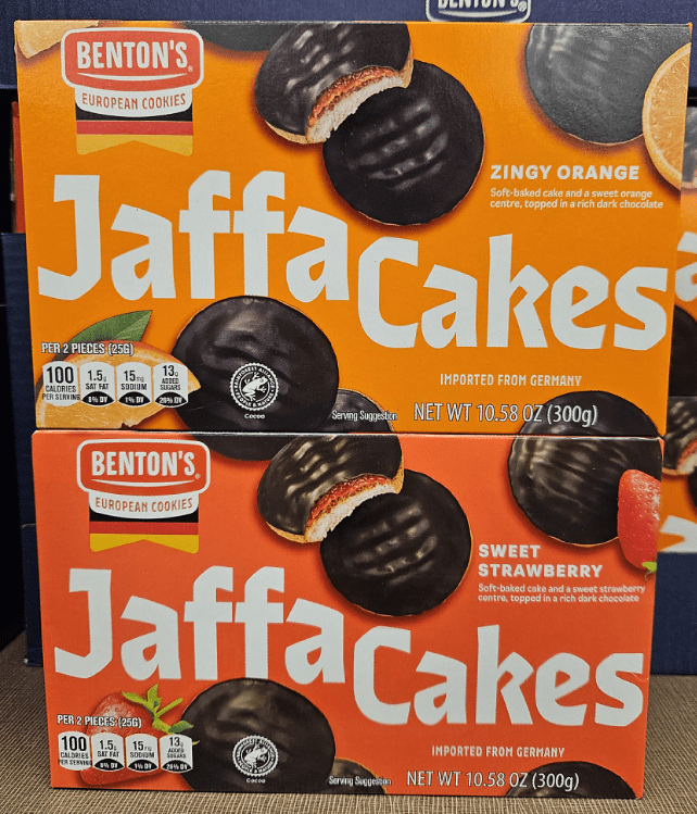 Benton’s Jaffa Cakes Zingy Orange & Sweet Strawberry 10.58oz 300g (2 ...