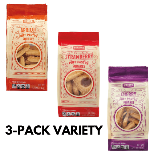 Benton's Puff Pastry Squares Variety 3-Pack Strawberry - Apricot ...